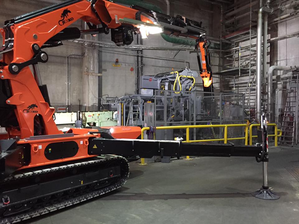 Maintenance of industrial equipment - Jekko Cranes