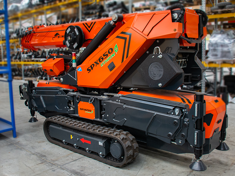 Mini Grúa SPX650 en Holanda | Jekko