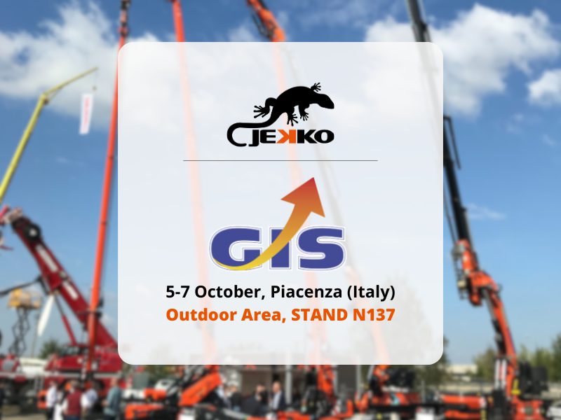 We'll be at GIS 2023 - Italy - Jekko